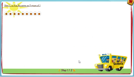 Math Explanation | 1 times table - Engaging Primary Maths Software